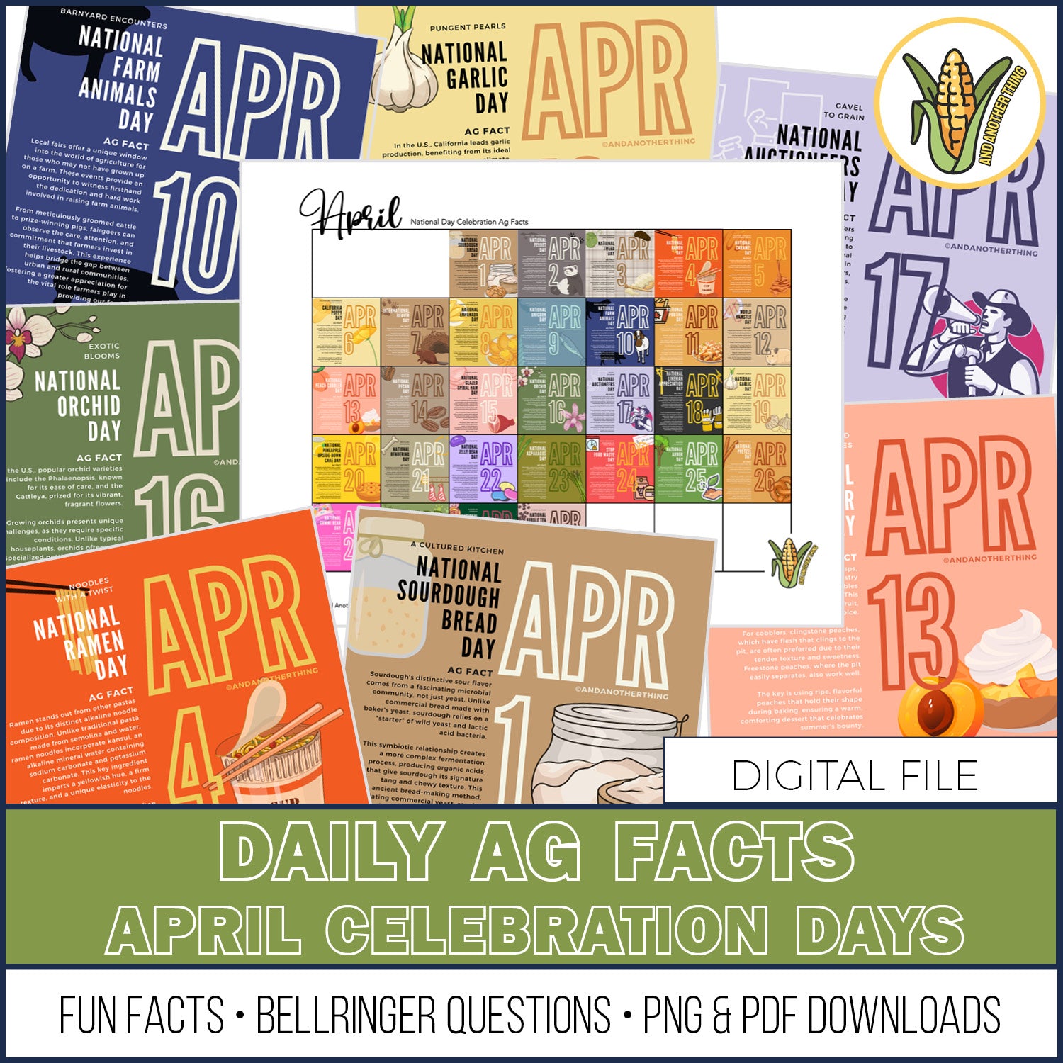 And Another Thing AG FACTS, APRIL Celebration Days – One Less Thing