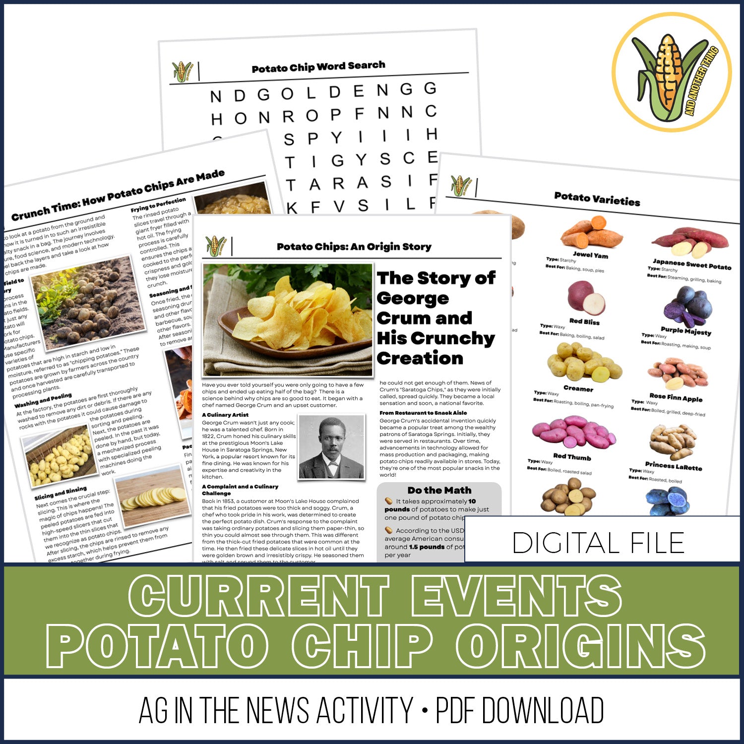 And Another Thing CURRENT EVENTS, Potato Chips – One Less Thing