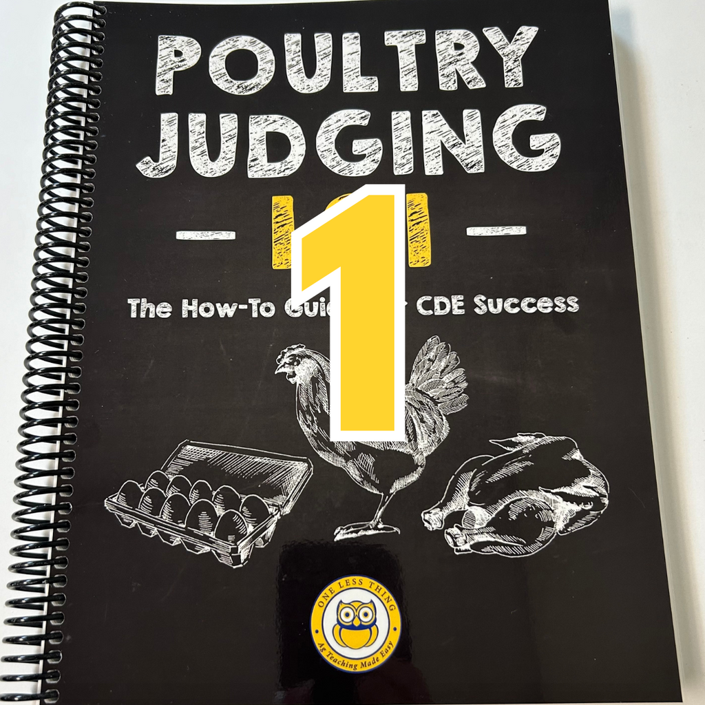 Poultry Judging 101 CDE Handbook - One Less Thing