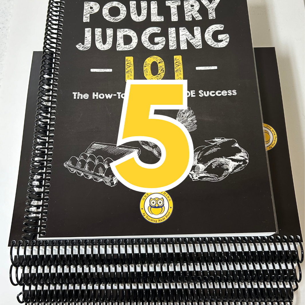 Poultry Judging 101 CDE Handbook – One Less Thing