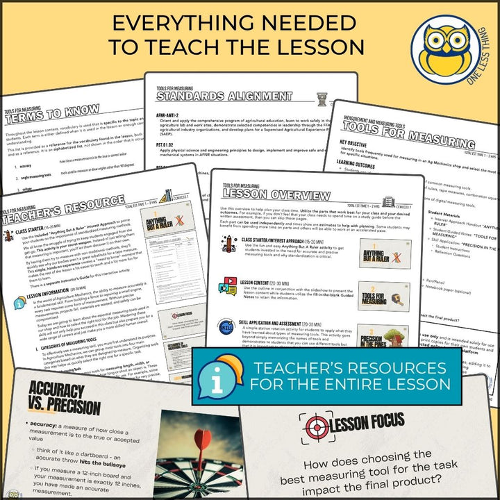 Agriculture Education and FFA teaching materials – One Less Thing
