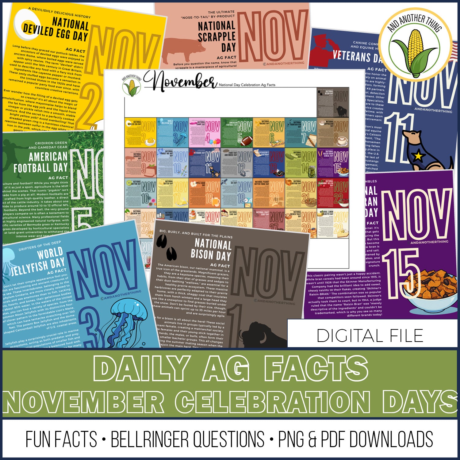 And Another Thing AG FACTS, NOVEMBER Celebration Days (MONTHLY) – One ...