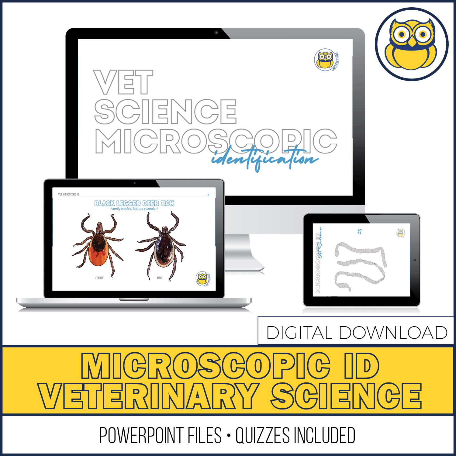 Vet Science Microscopic and Parasite ID, POWERPOINT – One Less Thing