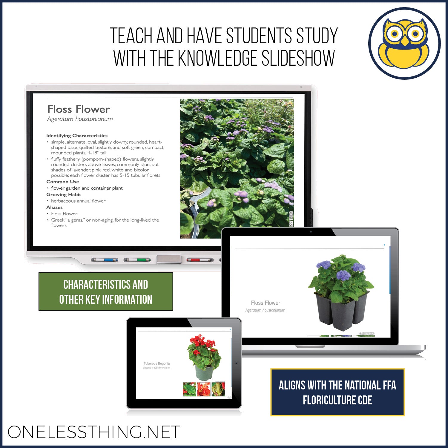 Agriculture Education and FFA teaching materials – One Less Thing