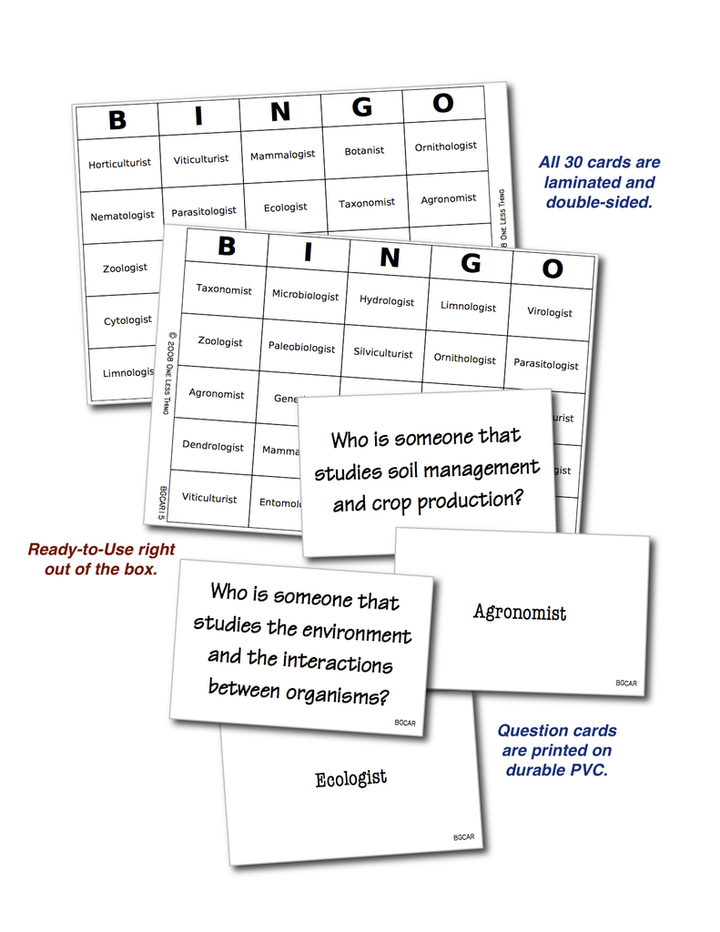 Ag Careers, Bingo Download Only – One Less Thing