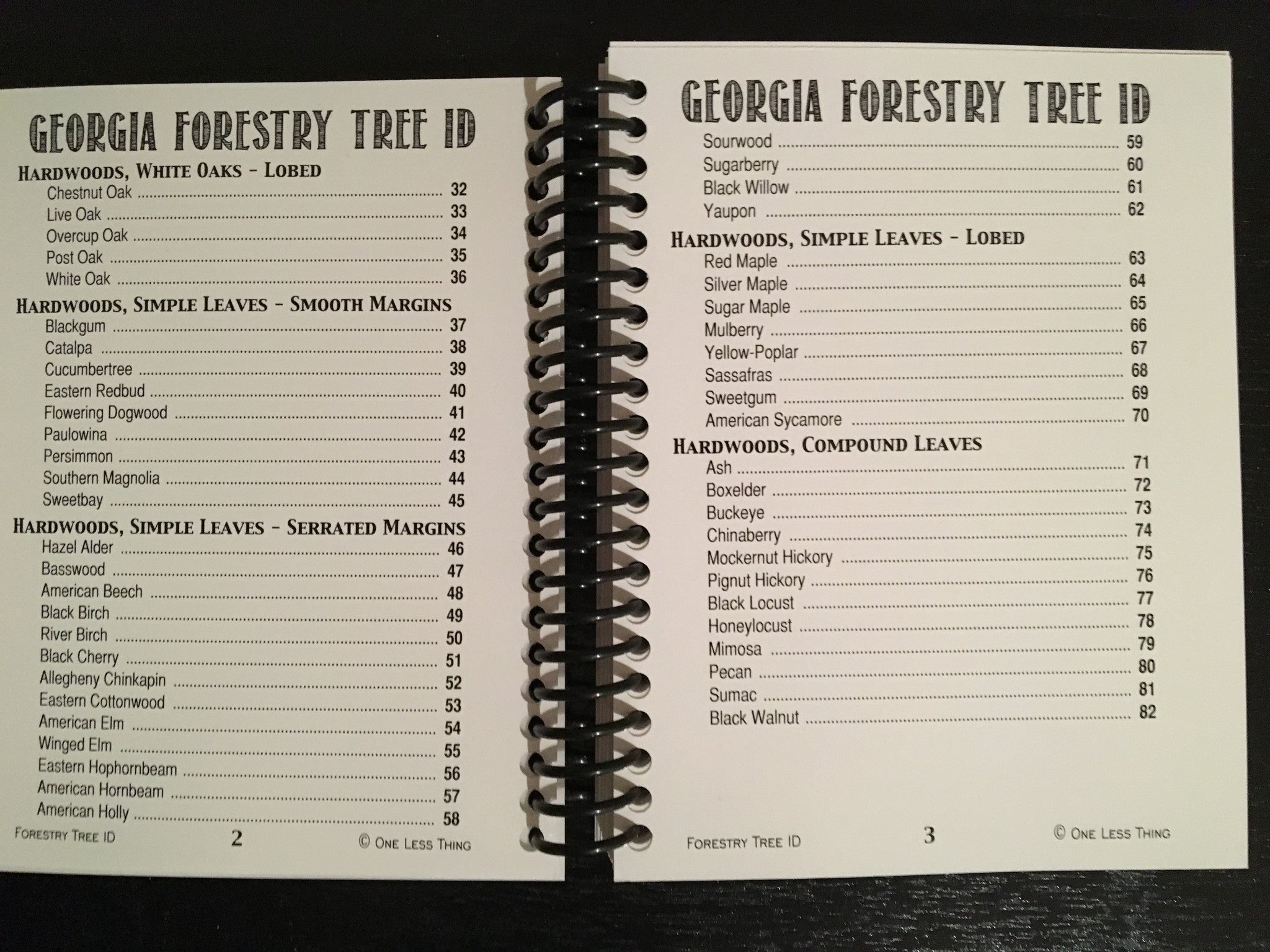 Tree ID, Pocket Reference - One Less Thing