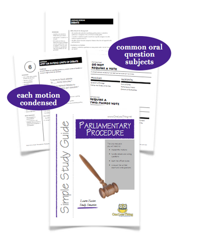 Parli Pro Simple Study Guide, download – One Less Thing